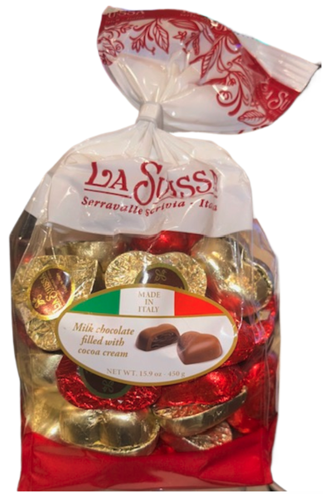 La Suissa "Heart Shape" Milk Chocolate Filled w/Cocoa cream - 15.9oz ...