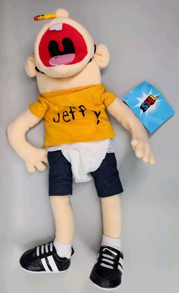 Authentic SML Merch Full Size 22" Genuine Jeffy Hand Puppet Plush Toy ...