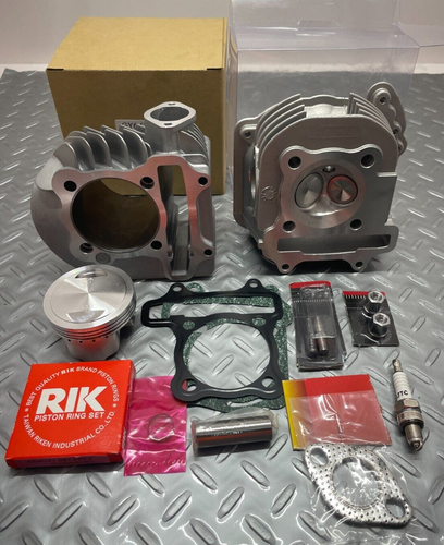 SCOOTER 150CC GY6 RACING CYLINDER PISTON 63MM CYLINDER HEAD 63MM COMBO ...