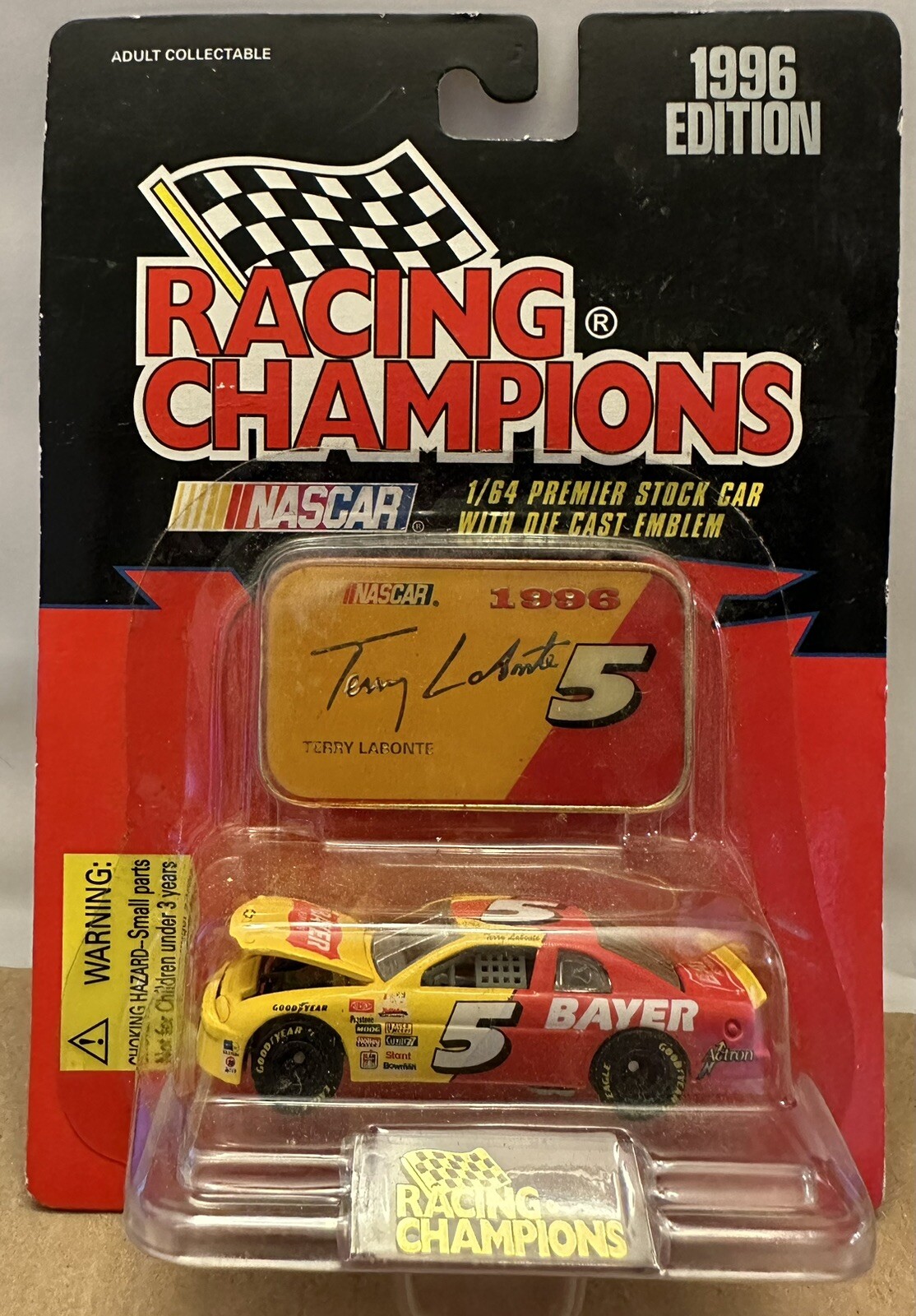 Racing Champions 1996 Edition Terry LaBonte #5 Bayer Car | eBay