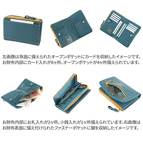 [Framework] FRAME WORK Bi-fold wallet Genuine leather Ladies FW-43790 ...