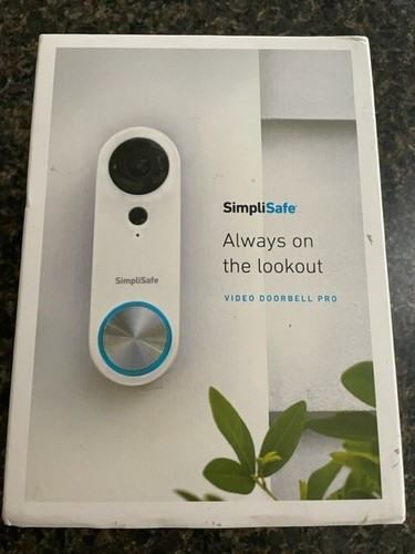 SimpliSafe Video Doorbell Camera Smart Security Wi-Fi Wired Camera New ...