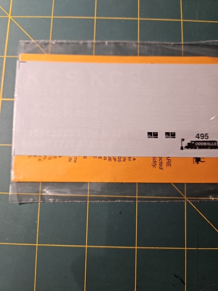 ODDBALLS DECALS HO SCALE, 187-495 KCS PS 50' BOXCAR (6-79) | eBay
