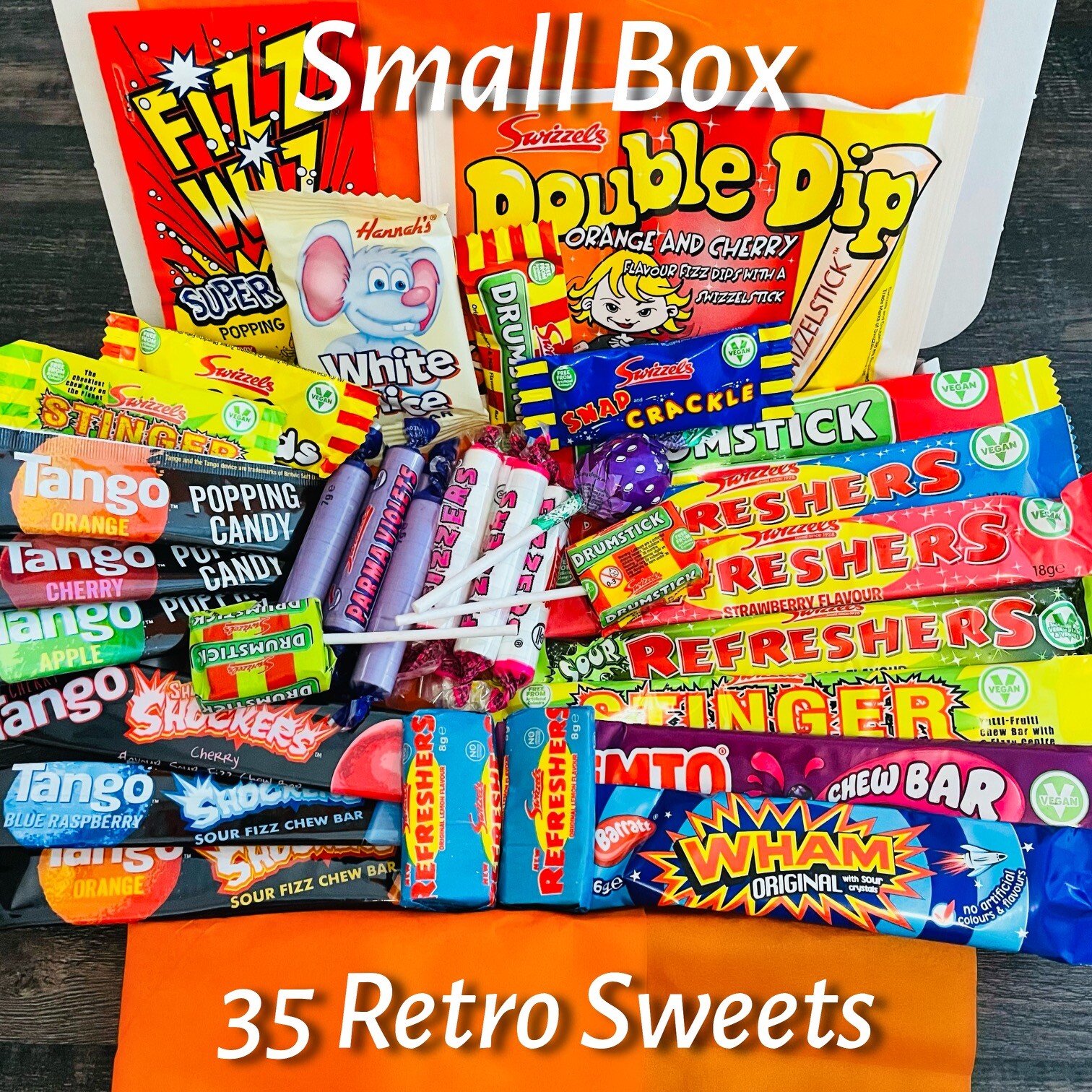 1KG Retro Sweets Gift Box Hamper Pick N Mix Candy Birthday Hug ...