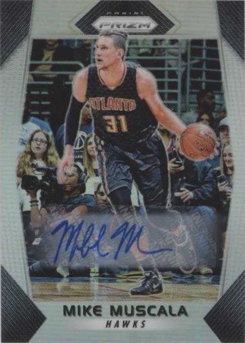 2017-18 Panini Prizm - Mike Muscala #104 Silver Prizm Autographs (AU ...