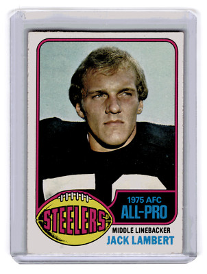1976 Topps Football Card #220 Jack Lambert RC Steelers | eBay