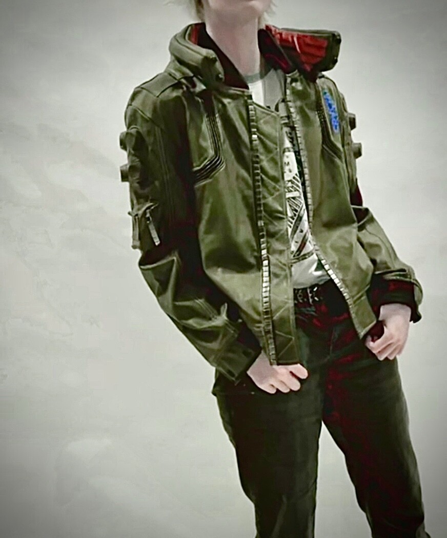 cosplay jacket crystal jock samurai hacker bomber 2077 men’s s detailed ...