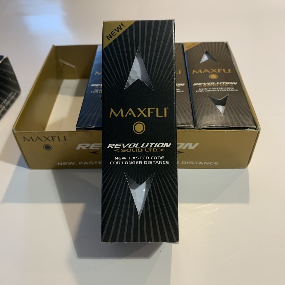 Maxfli Revolution Solid LTD Golf Balls Long Distance 4 Pack Of 12 Balls ...