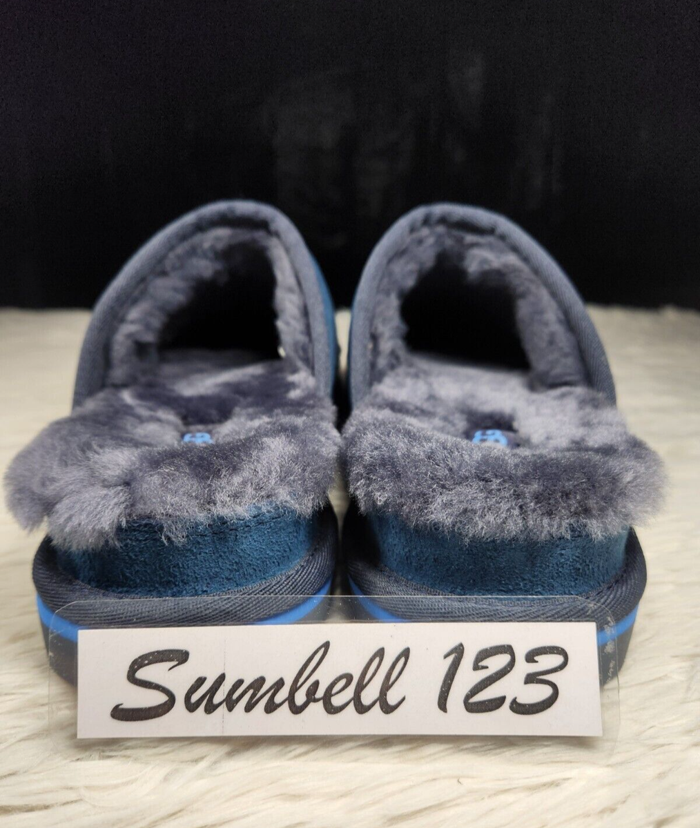 UGG Scuff Cali Wave Blue Suede Sheepskin Slippers Men's Size UGG Scuff Cali Wave Blue Suede Sheepskin Slippers Men's Size