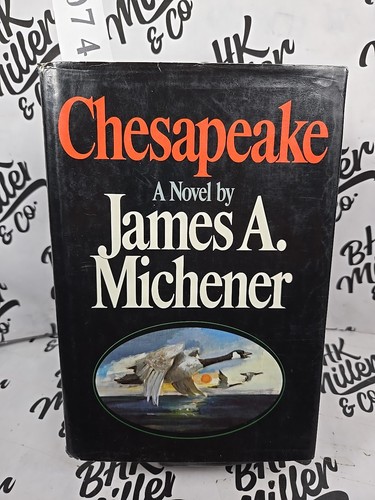 Chesapeake Hardcover Book A Novel By James A. Michener W/DJ | eBay