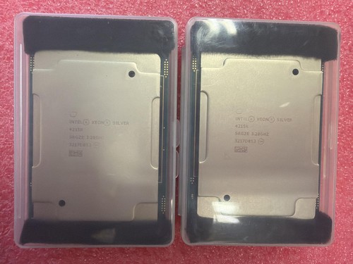 INTEL XEON SET OF 2x SILVER 4215R CPUs, SRGZE 3.20 GHZ | eBay