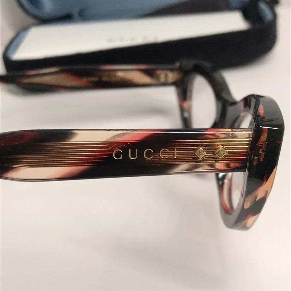 NEW AUTHENTIC GUCCI WOMEN'S TORTOISE SHELL GLASSES GG1083O 002 | eBay