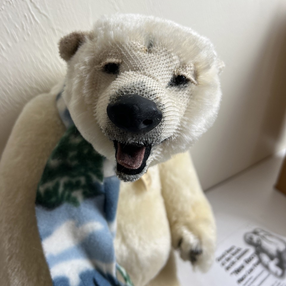 BAYSIDE BEARS * MARY LOU FOLEY * HAND MADE Polar Bear 16” Large ...