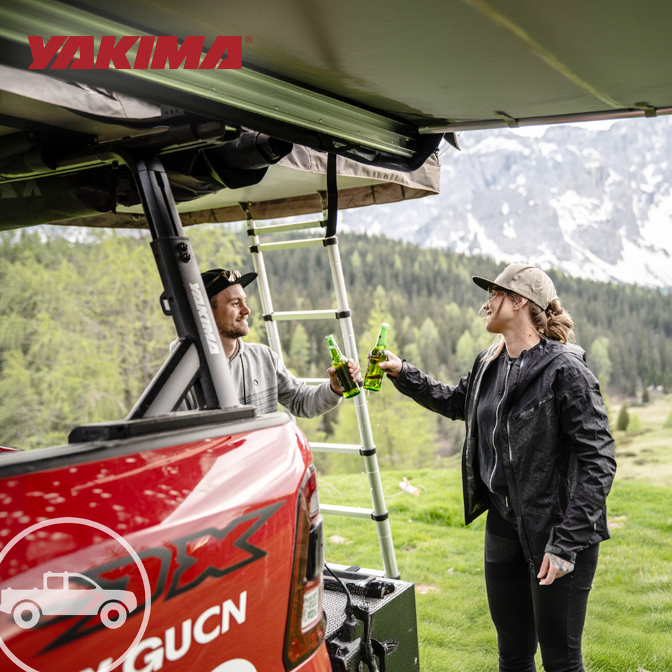 Yakima Aluminum HD Towers w/Tonneau Kit Mounting Hardware, Black (Open ...