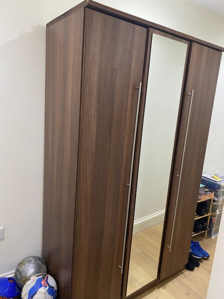 Wardrobe 110cm wide, 50cm depth, 180cm high | eBay UK
