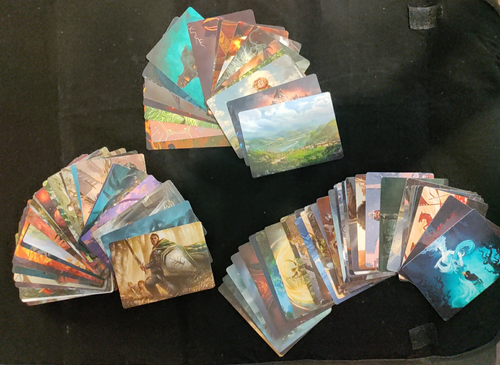 MTG Lord of the Rings Complete Art Series Set 81 Cards Few Signature ...