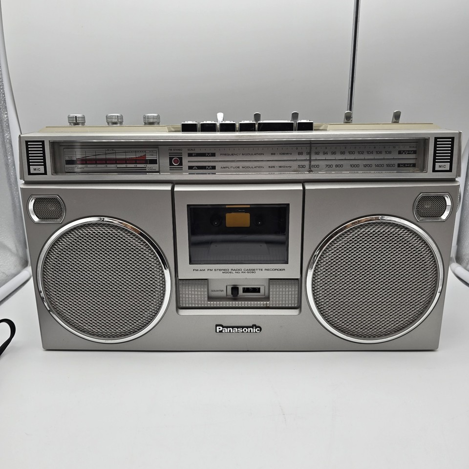 Vintage 1980s PANASONIC Boombox RX-5090 Made in Japan [Stranger Things ...