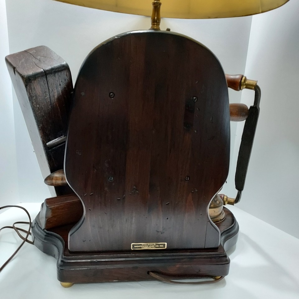 Vintage Woodworker's Tools Table Lamp Nightwatch Lamp Co 1970s | eBay