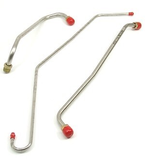 1969 Chevelle Fuel Line Pump To Carburetor 3 Piece 350-255 HP 350-300 ...