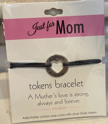 JUST FOR MOM TOKENS BRACELET “A MOTHERS LOVE IS STRONG ALWAYS AND ...