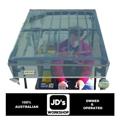 Forklift Weather Cover Guard Canopy Sun Rain Protection - Solar Cap ...