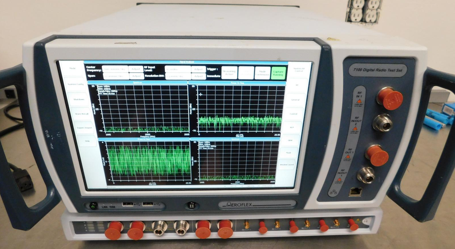 Aeroflex 7100 Digital Radio Test Set / Analyzer & RF Combiner - LOADED ...