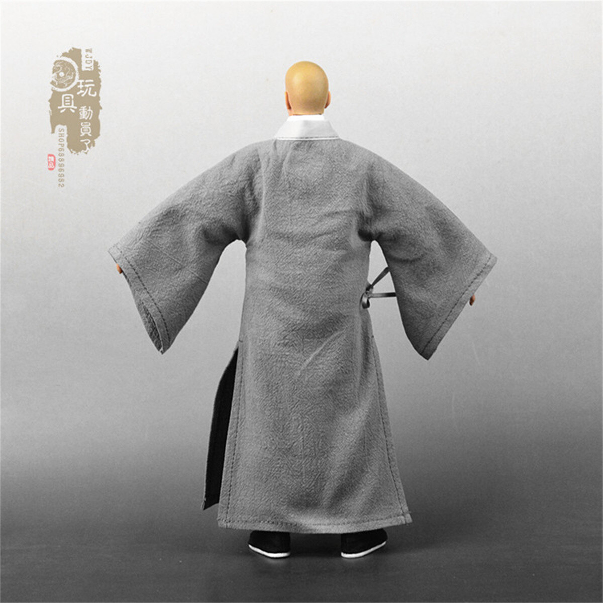 1/6 Male Ancient Robe Clothes monk's clothing Outfit Suit For 12inch ...