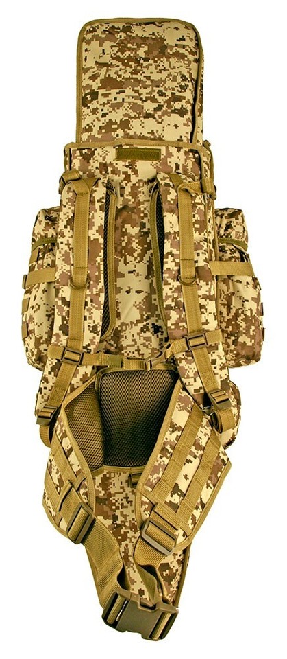 East West 911 Tactical Full Gear Rifle Combo Backpack Desert Dig Camo ...