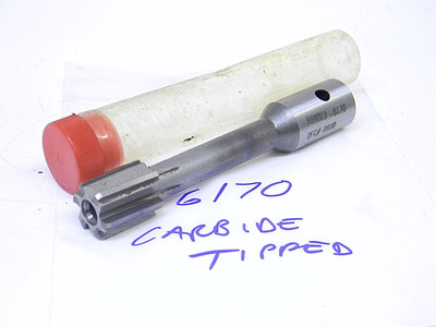 NEW SURPLUS METCUT CARBIDE TIPPED STUB REAMER .6170" high speed steel ...