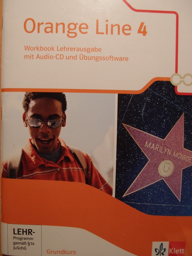 ORANGE LINE 4 WORKBOOK mit LÖSUNGEN /CD Lehrerausgabe LEHRERBUCH z ...