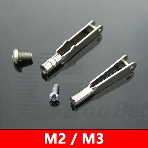 Metal Clevis Snap Link M2 M3 Thread RC Plane Boat Quicklinks Servo ...