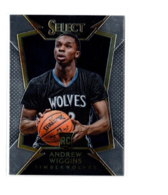 2014/15 Panini Select Andrew Wiggins Rookie Card #100 Golden State ...