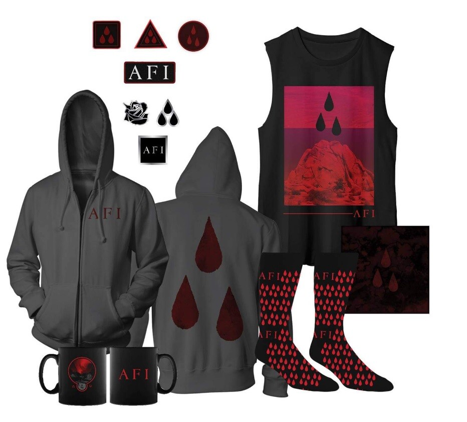 AFI THE BLOOD ALBUM 3 METAL PIN OFFICIAL MERCHANDISE NEW | eBay