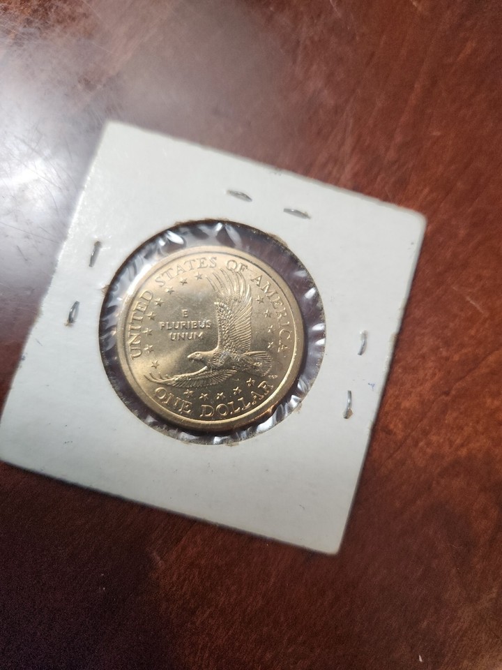 2000 D Sacagawea One Dollar US Liberty Gold Color Coin Denver Mint Rare ...