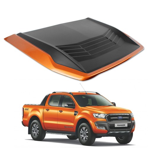 Orange Hood Scoop Bonnet Cover Wildtrak Ford Ranger Mk2 Px2 Xlt 2015 ...