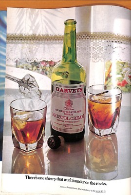 Original Vintage Harveys Sherry Advertisement Shooting Times Magazine ...