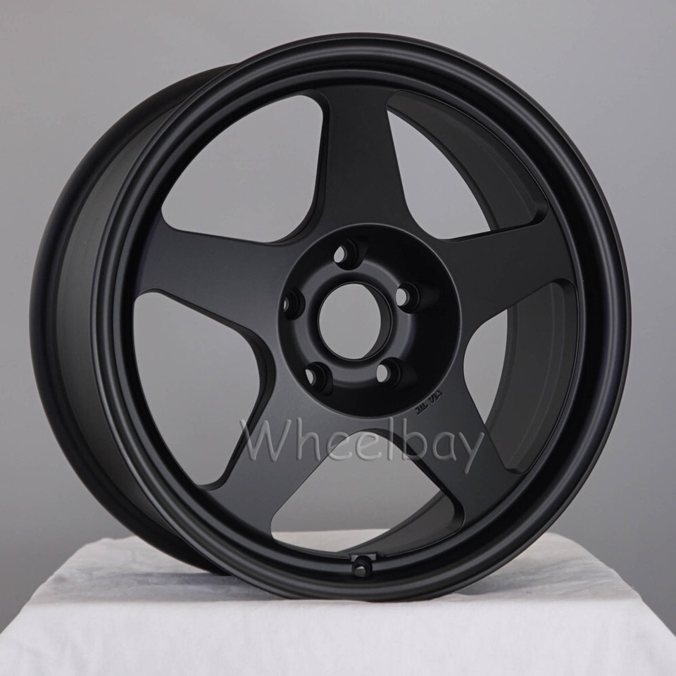 4 PCS ROTA WHEEL SLIPSTREAM 17X7.5 5X114.3 45 73 SBLACK 18 LBS | eBay