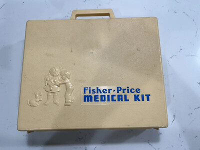 Fischer Price Medical Kit Complete #936 USA Doctor Nurse Kit Vintage ...