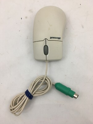 Vintage !Microsoft Mouse Port Compatible PS/2 Wired Mouse1.2A | eBay