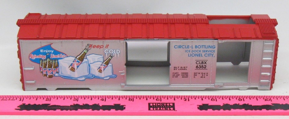 Lionel ~ 19832 Cola Ice Car 6352 Circle-bottling Company Boxcar Shell ...