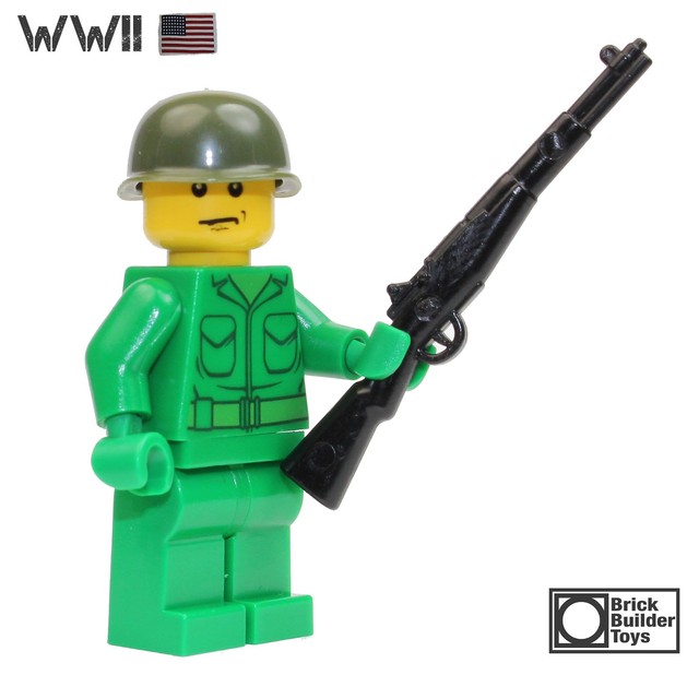 Custom LEGO WWII Minifigures World War 2 Toy Soldiers WW2 Army Men ...