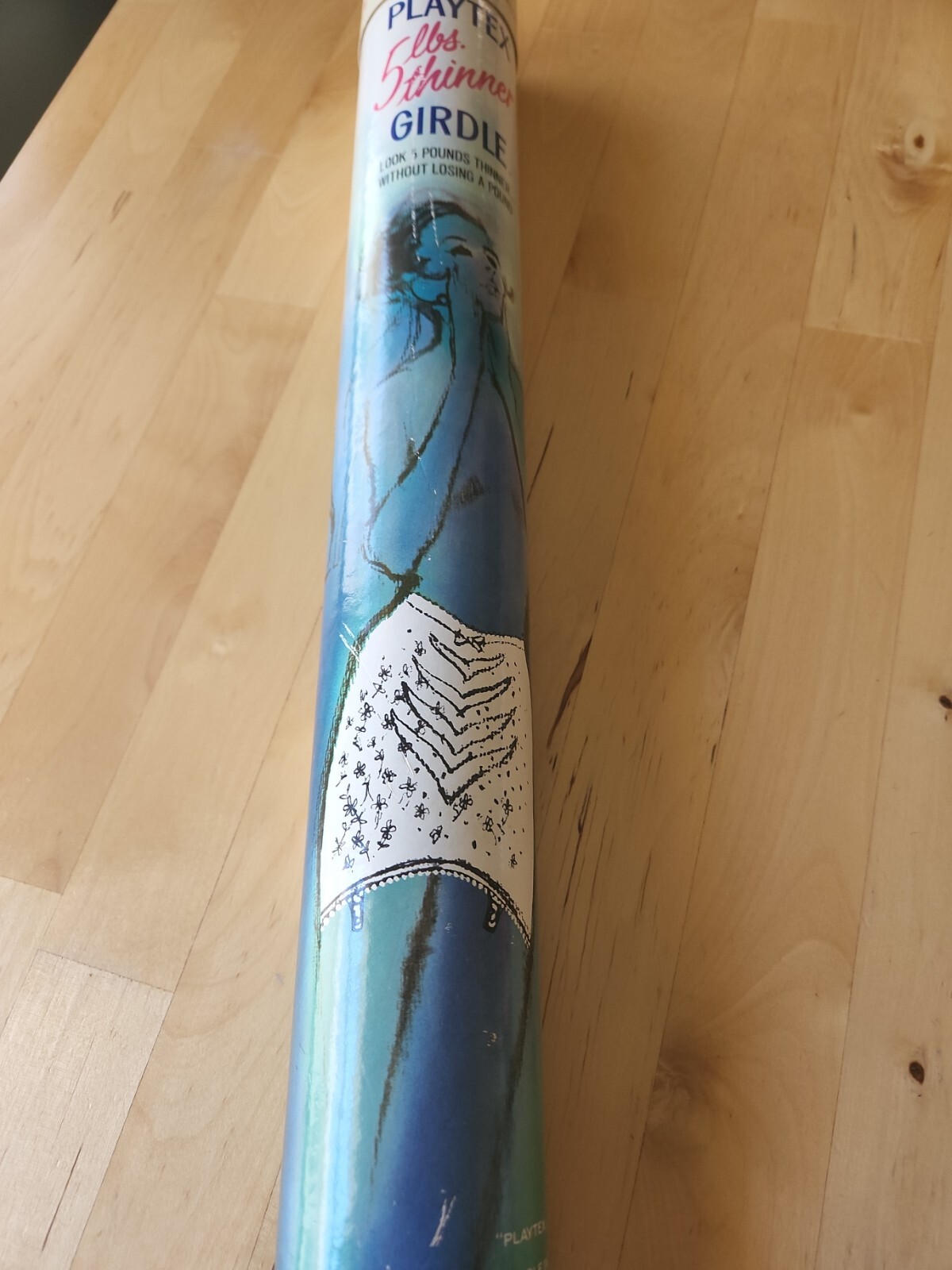 Vintage 1966 Playtex Girdle Tube Box Advertising 19" … - Gem