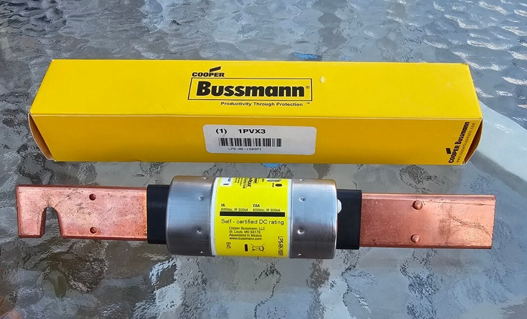 Bussman LPN-RK-150SP Low Peak Fuse 150A 250V Class RK1 Dual Element ...