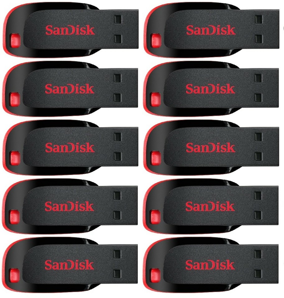 Sandisk 8GB 16GB 32GB 64GB 128GB Cruzer Blade Flash Drive Memory Stick ...