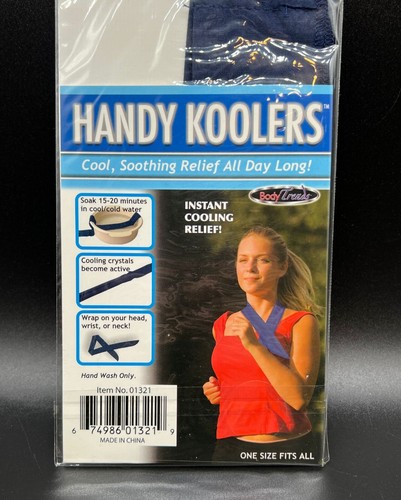 Pack of 3 Blue Handy Koolers Instant Cooling Relief Body All Day Long ...