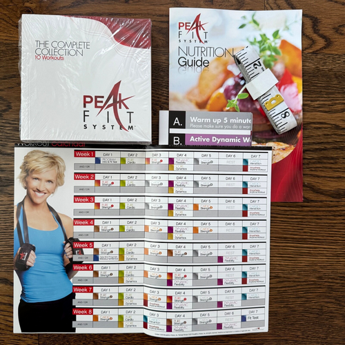 🏞 10 DVDs PEAK FIT SYSTEM Michelle Dozois COLLECTION Fitness BRAND NEW ...
