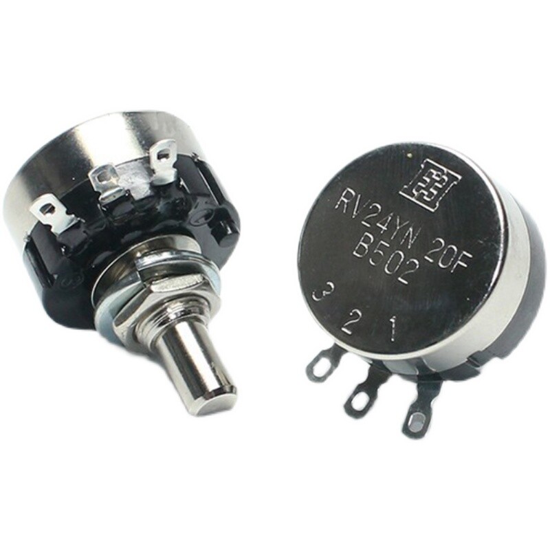 1Pcs B502 Potentiometer RV24YN 20F5K Circular Motor Racing Game Machine ...