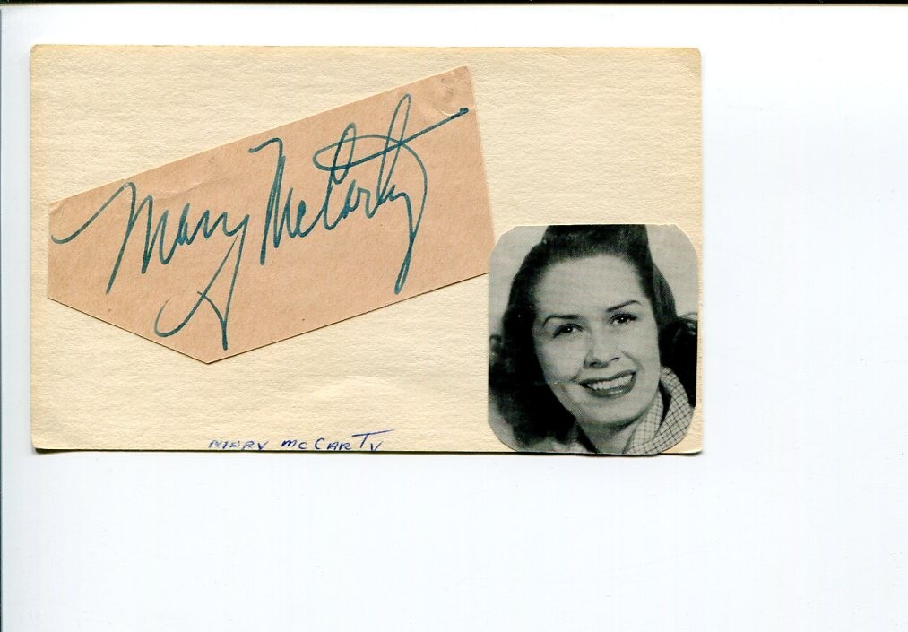 Mary McCarty Babes in Toyland Pillow Talk Trapper John MD Signed ...