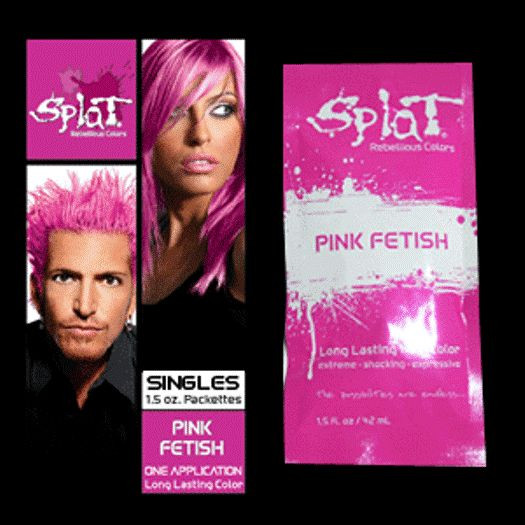 Splat Singles Hair Color Dye Foil Packs 2 PACK 1.5oz Each You Choose ...