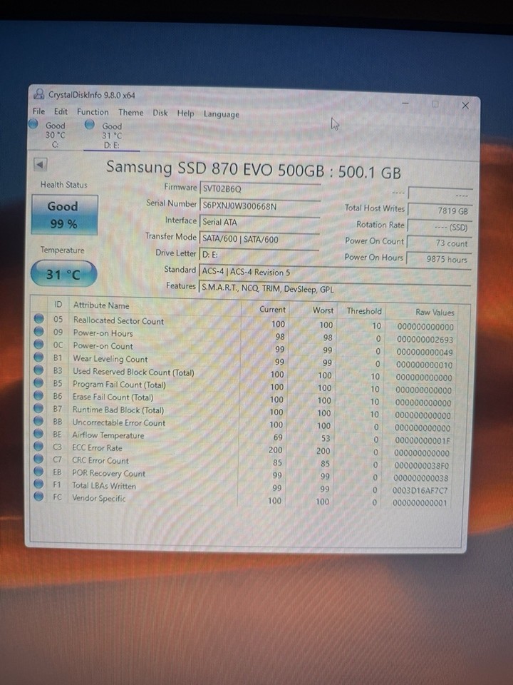 Samsung 870 EVO 500GB 2.5" SATA III Internal SSD V-NAND MZ-77E500B | eBay